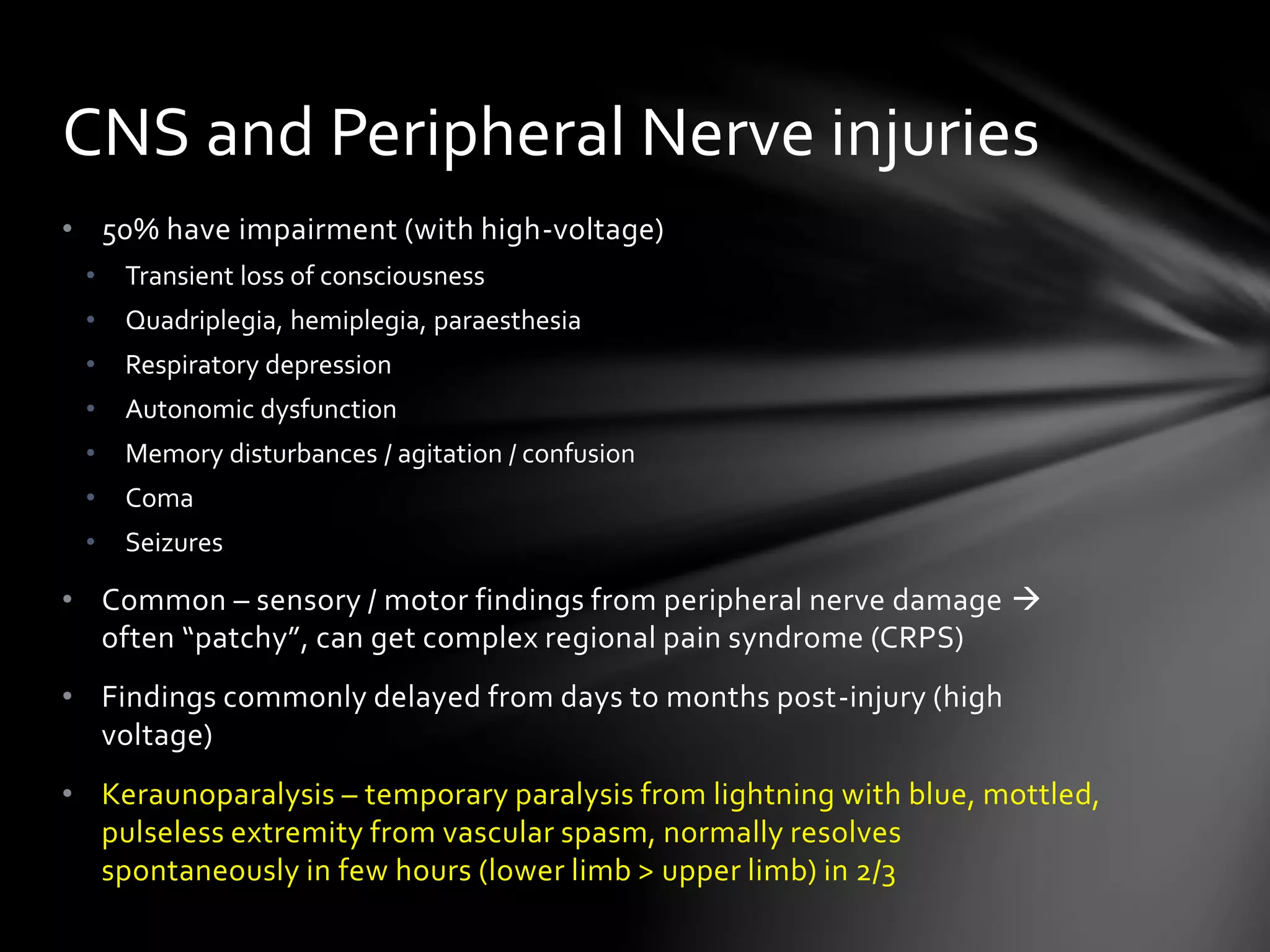 Electrical injuries | PPTX