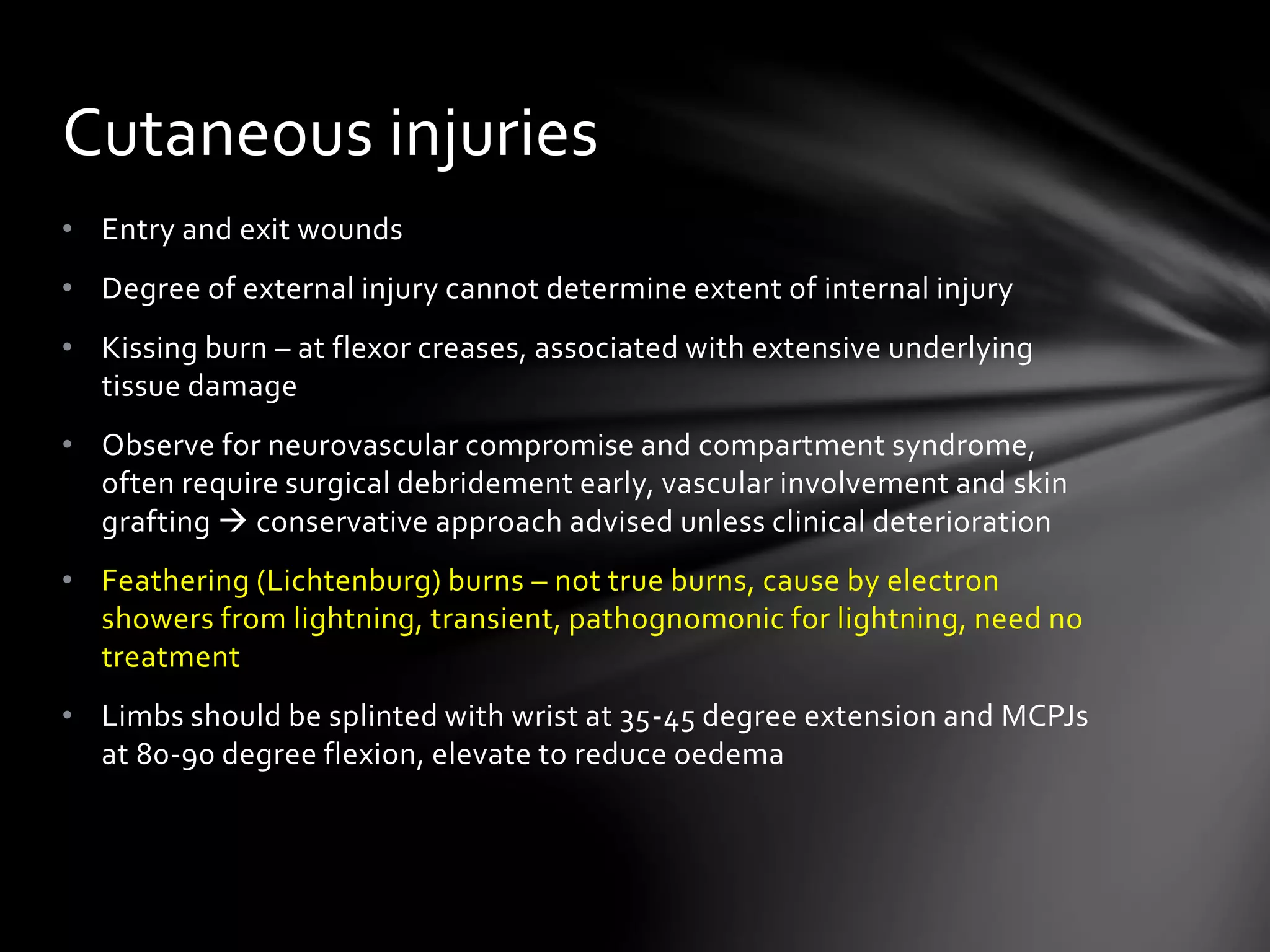 Electrical injuries | PPTX