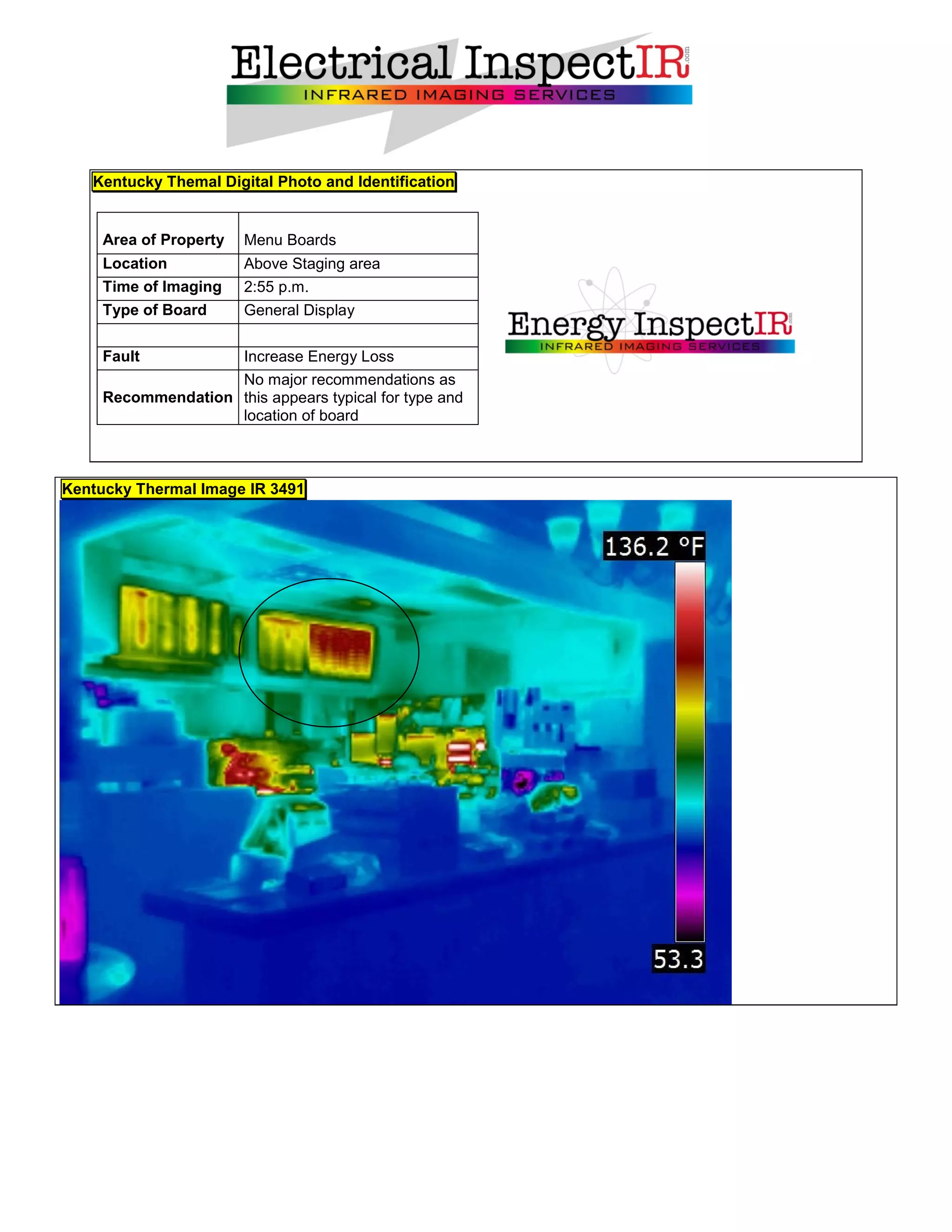 Electrical inspect ir sample report | PDF
