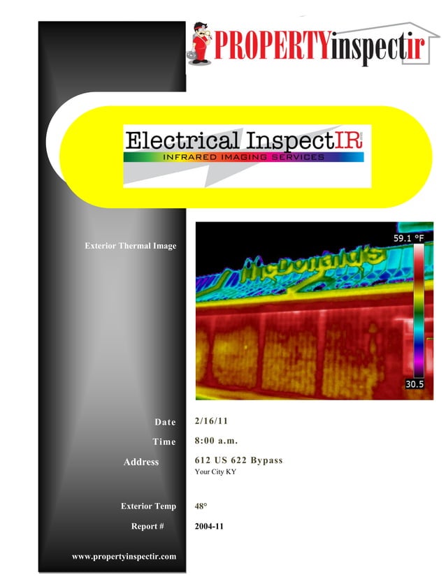 Electrical inspect ir sample report | PDF | Weather | Science