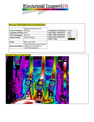 Electrical inspect ir sample report | PDF