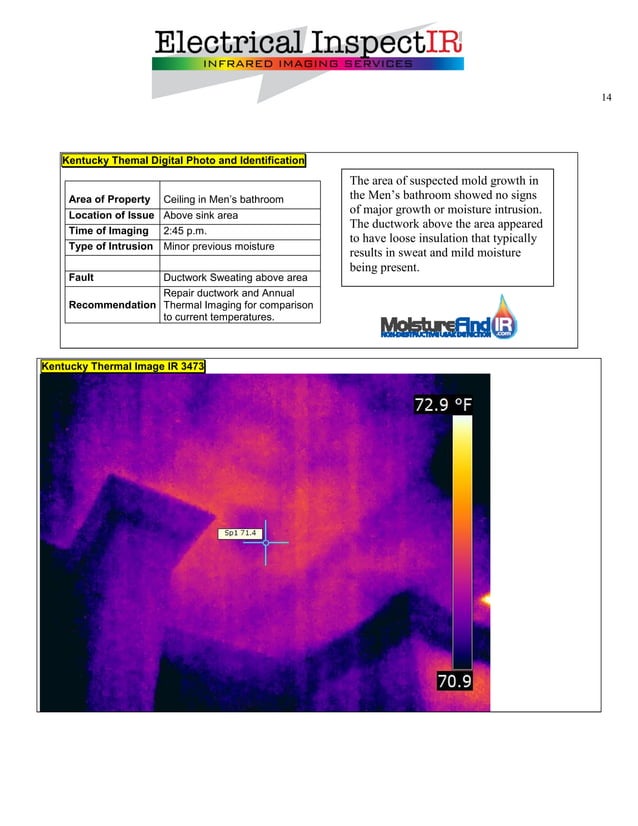 Electrical inspect ir sample report | PDF | Weather | Science