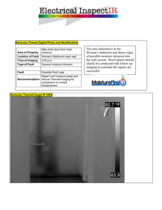 Electrical inspect ir sample report | PDF