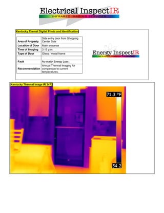 Electrical inspect ir sample report | PDF