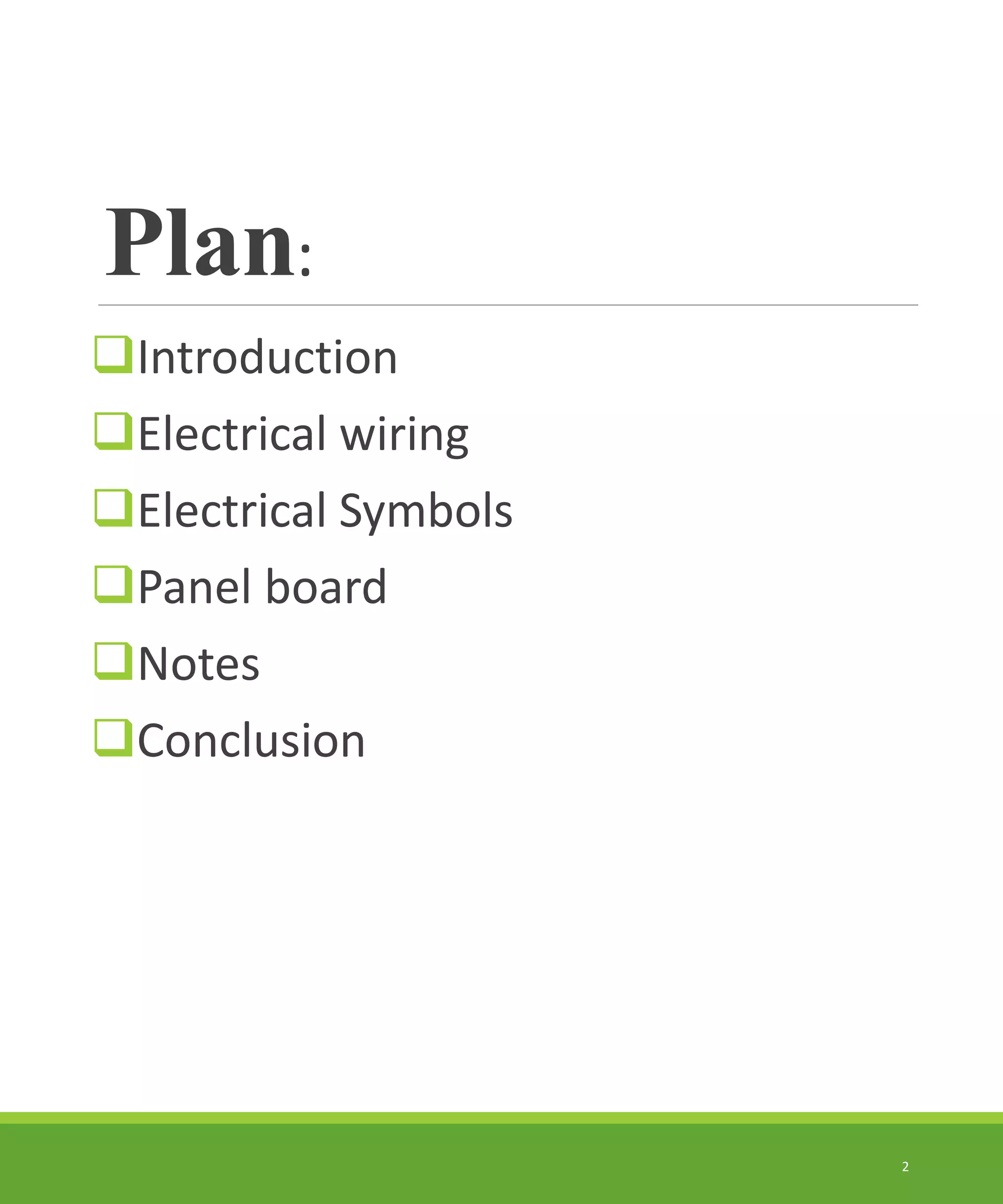 Electrical installation wiring and panel board design | PDF