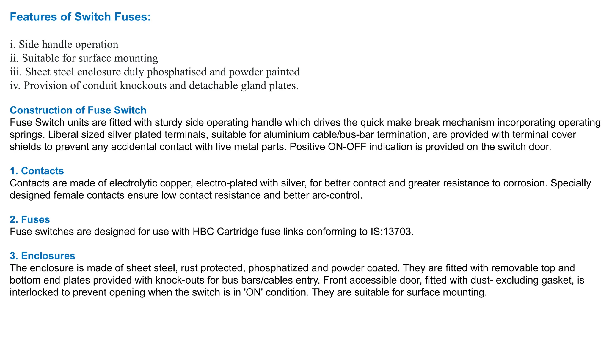 Electrical Installation:Electrical Installation: Components of LT ...