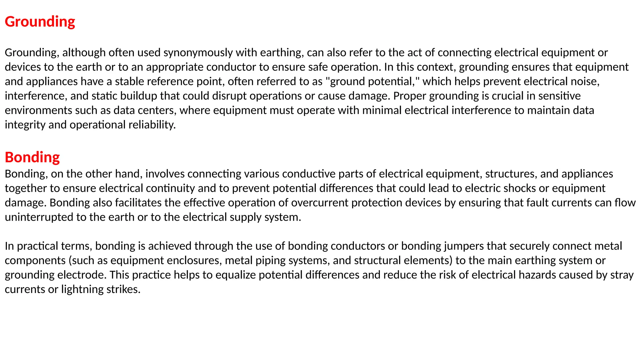 Electrical Installation:Electrical Installation: Components of LT ...