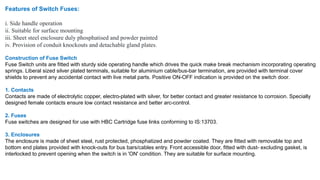 Electrical Installation:Electrical Installation: Components of LT ...