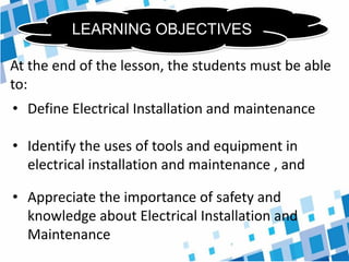 Electrical Installation and maintenace.pdf
