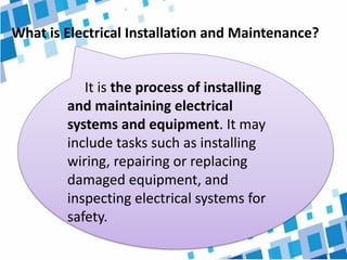 Electrical Installation and maintenace.pdf