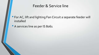 Electrical installation for commercial & public building | PPTX