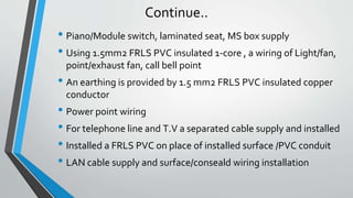 Electrical installation for commercial & public building | PPTX