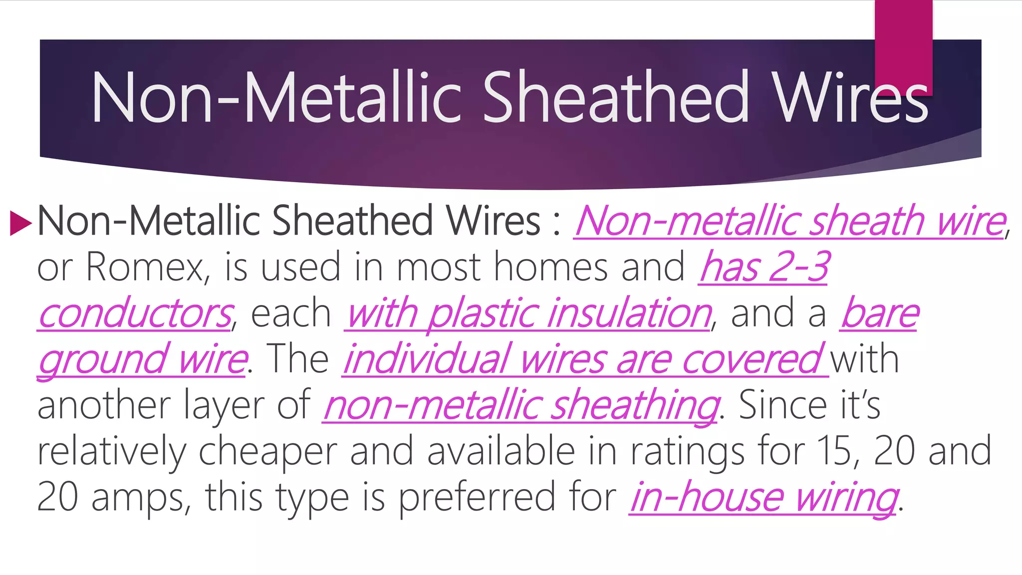 Electrical installation & maintenance | PPTX