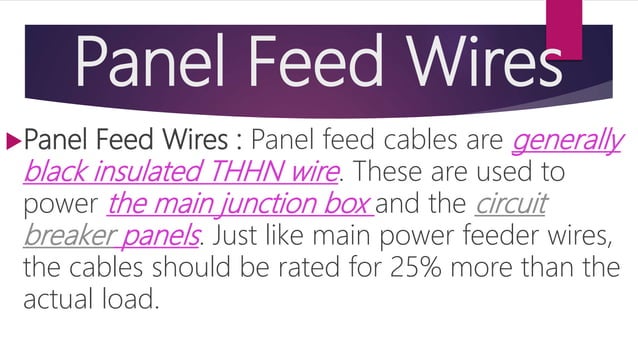 Electrical installation & maintenance | PPTX | Chemistry | Science