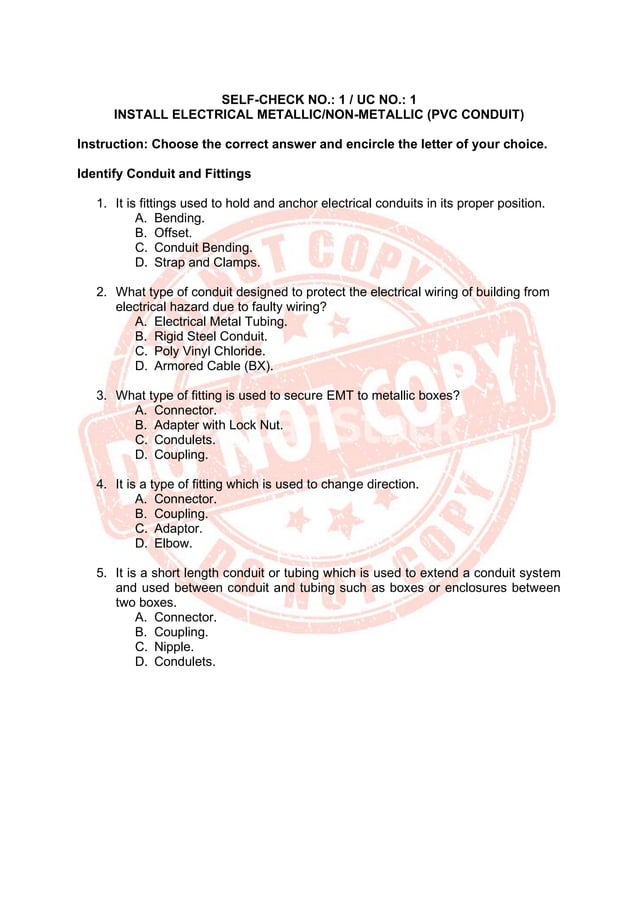 ELECTRICAL INSTALLATION AND MAINTENANCE NC II - CBLM | PDF | Resume ...