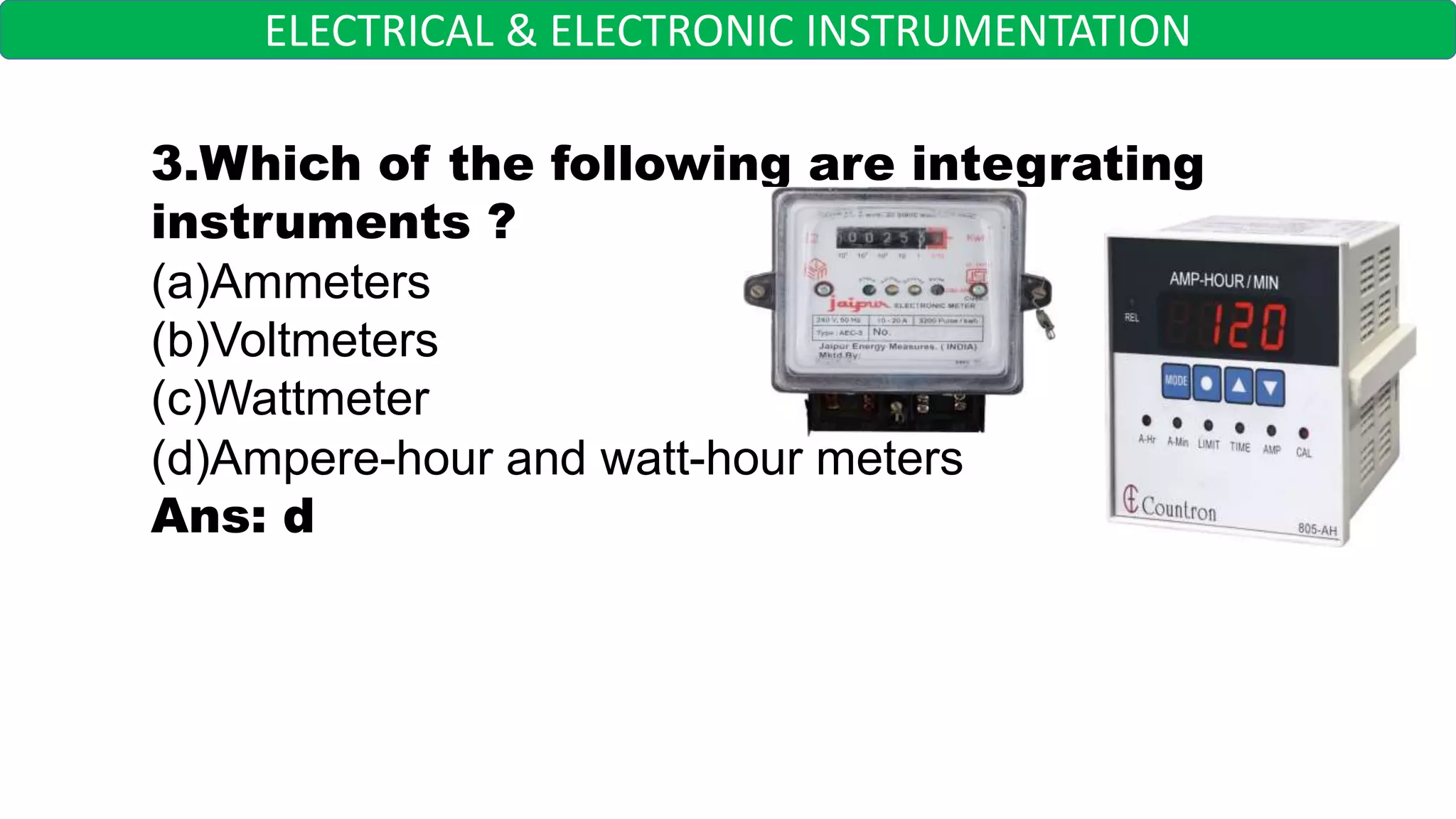 TOP 25 Measurement and Instrumentation PART I - IMPORTANT OBJECTIVE ...