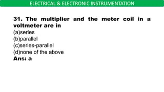 TOP 25 Measurement and Instrumentation PART II - IMPORTANT OBJECTIVE ...