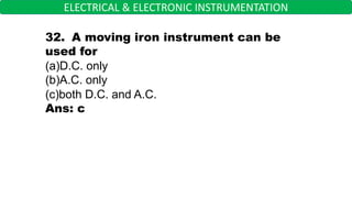 TOP 25 Measurement and Instrumentation PART II - IMPORTANT OBJECTIVE ...