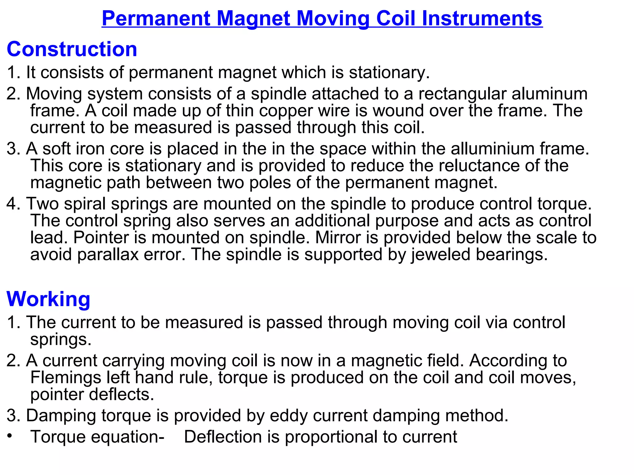 Electrical instruments ppt | PPT