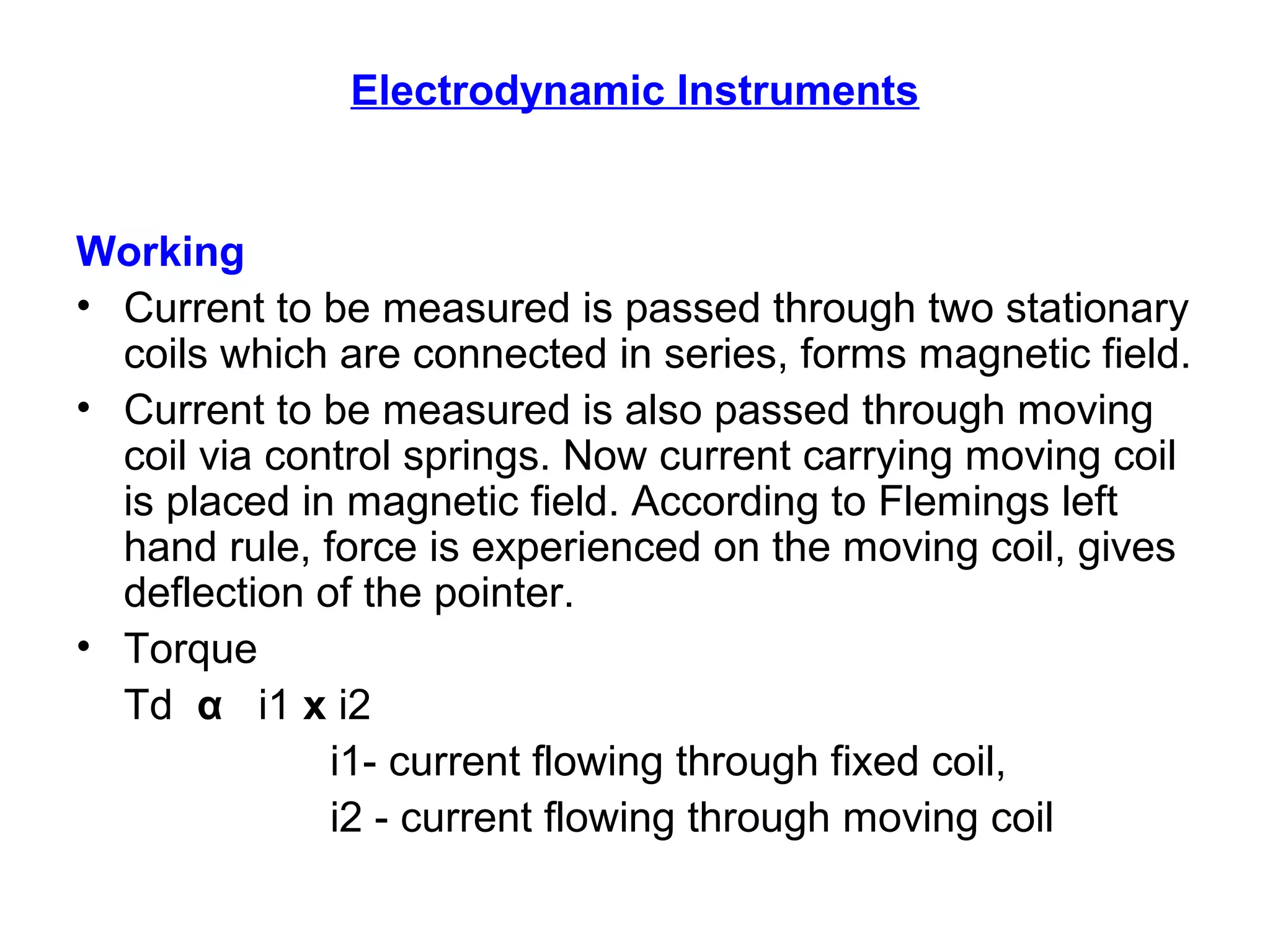 Electrical instruments ppt | PPT