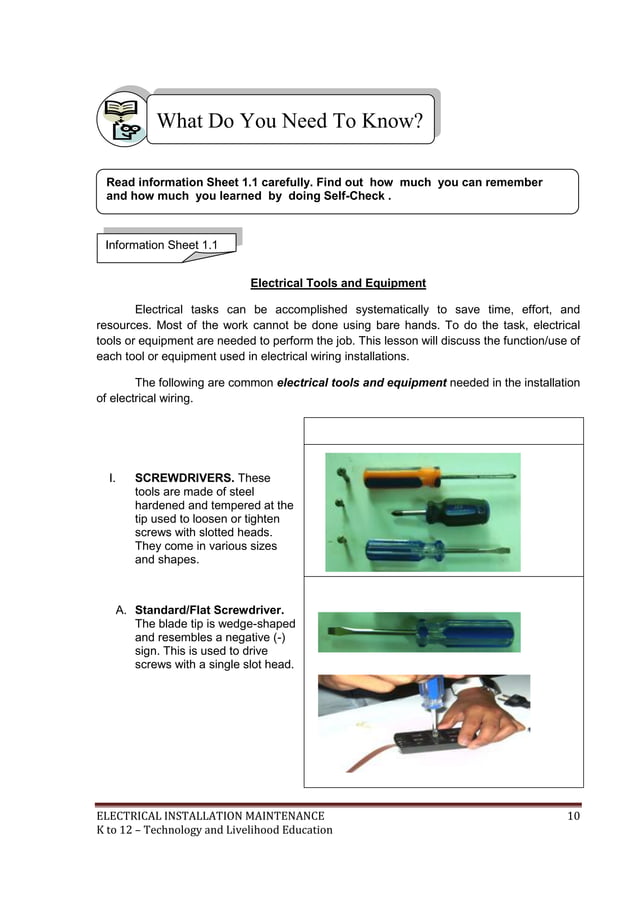 K to 12 Electrical Learning Module | PDF | Secondary Education | Education