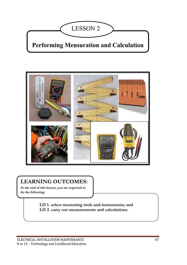 K to 12 Electrical Learning Module | PDF | Secondary Education | Education