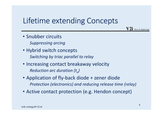 Electrical Lifetime Relay Contacts | PPT