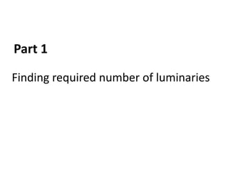 Electrical Lighting & Cable Selection | PPTX
