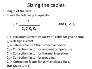 Electrical Lighting & Cable Selection | PPTX
