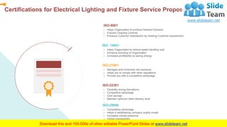 Electrical Lighting And Fixture Service Proposal PowerPoint ...