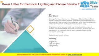 Electrical Lighting And Fixture Service Proposal PowerPoint ...