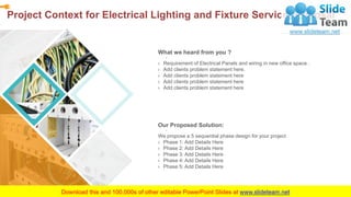 Electrical Lighting And Fixture Service Proposal PowerPoint ...