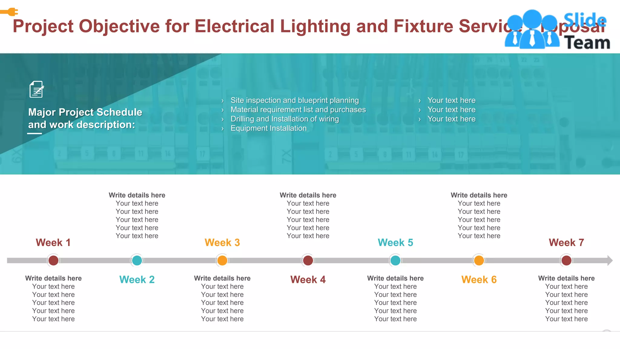Electrical Lighting And Fixture Service Proposal PowerPoint ...