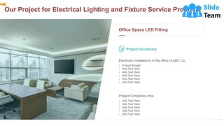 Electrical Lighting And Fixture Service Proposal PowerPoint ...