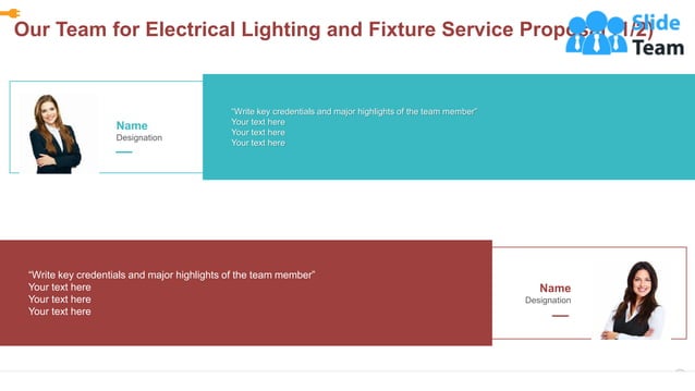 Electrical Lighting And Fixture Service Proposal PowerPoint ...