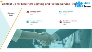 Electrical Lighting And Fixture Service Proposal PowerPoint ...