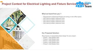 Electrical Lighting And Fixture Service Proposal PowerPoint ...
