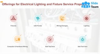 Electrical Lighting And Fixture Service Proposal PowerPoint ...