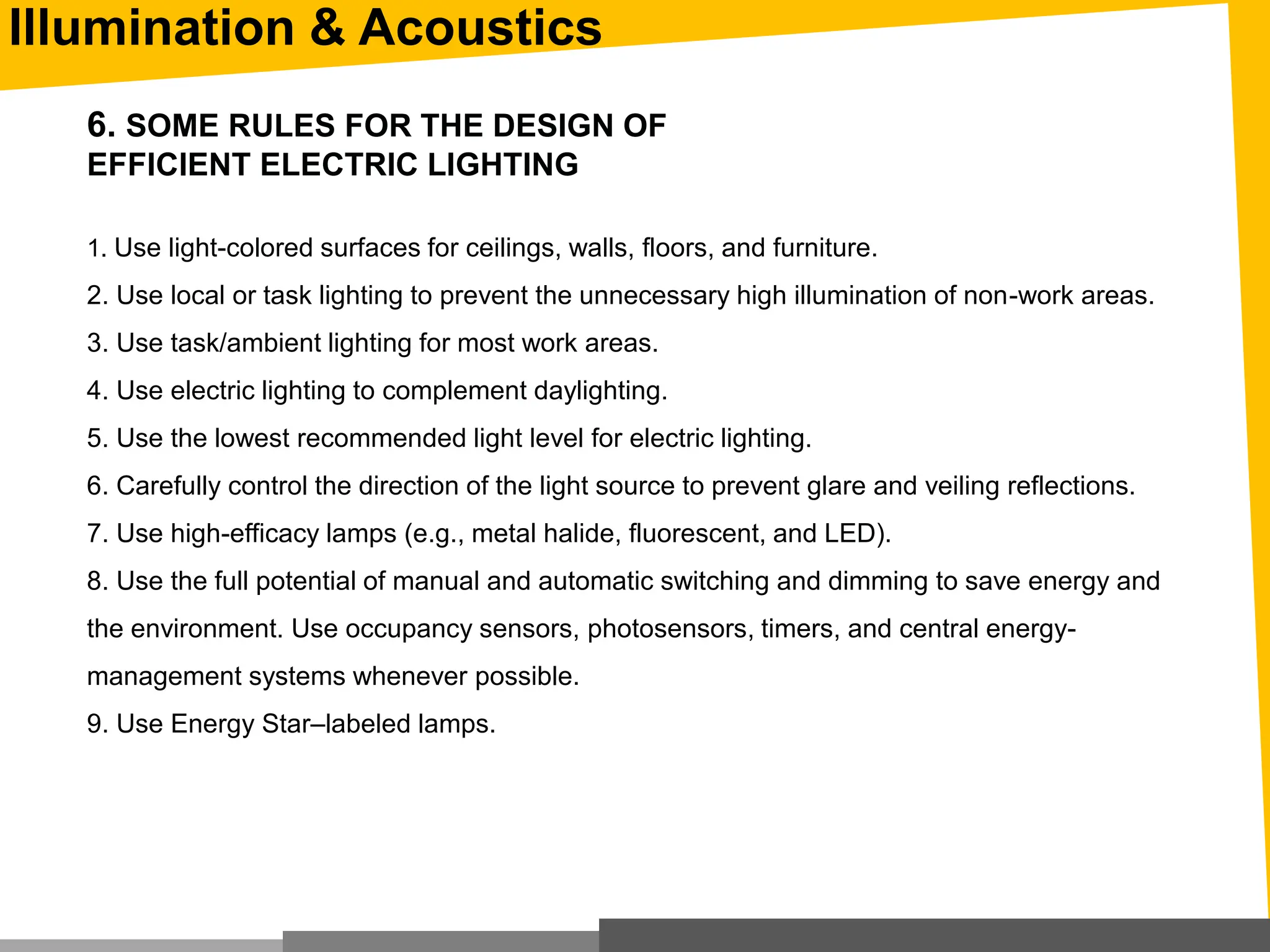 ELECTRIC LIGHTING DESIGN electrical electroin instrumentation | PDF