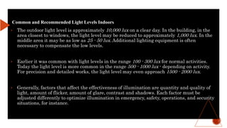 Electrical lighting design and calculations | PPTX