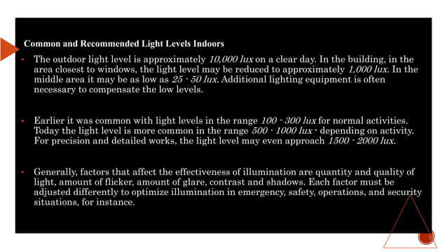 Electrical lighting design and calculations | PPTX