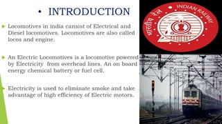 Electrical loco tripshed,sawai madhopur | PPT