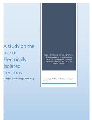 Electrically isolated tendons | PDF