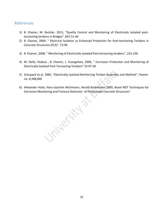 Electrically isolated tendons | PDF