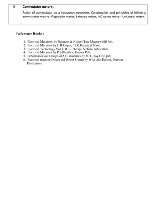 Electrical machine ii | PDF