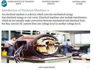 ELECTRICAL MACHINE-I (Ist PPT) Unit-1.pptx