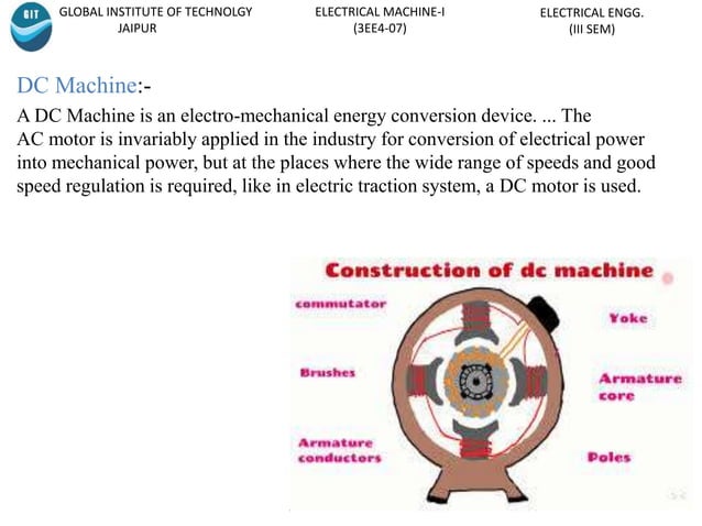 ELECTRICAL MACHINE-I (Ist PPT) Unit-1.pptx