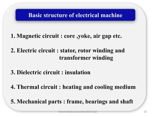 Electrical machine design | PPTX
