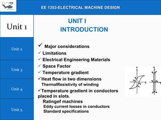 Electrical machine design (3yr EEE) | PPT