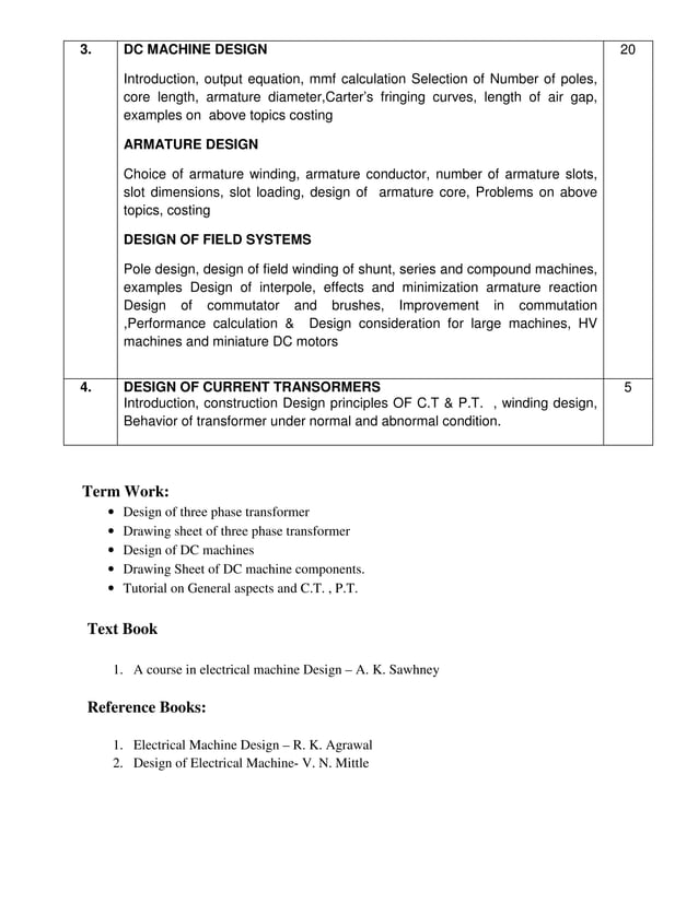 Electrical machine design | PDF